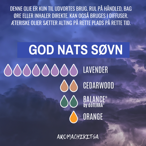 God nats søvn 5 ml – AromaChikitsa